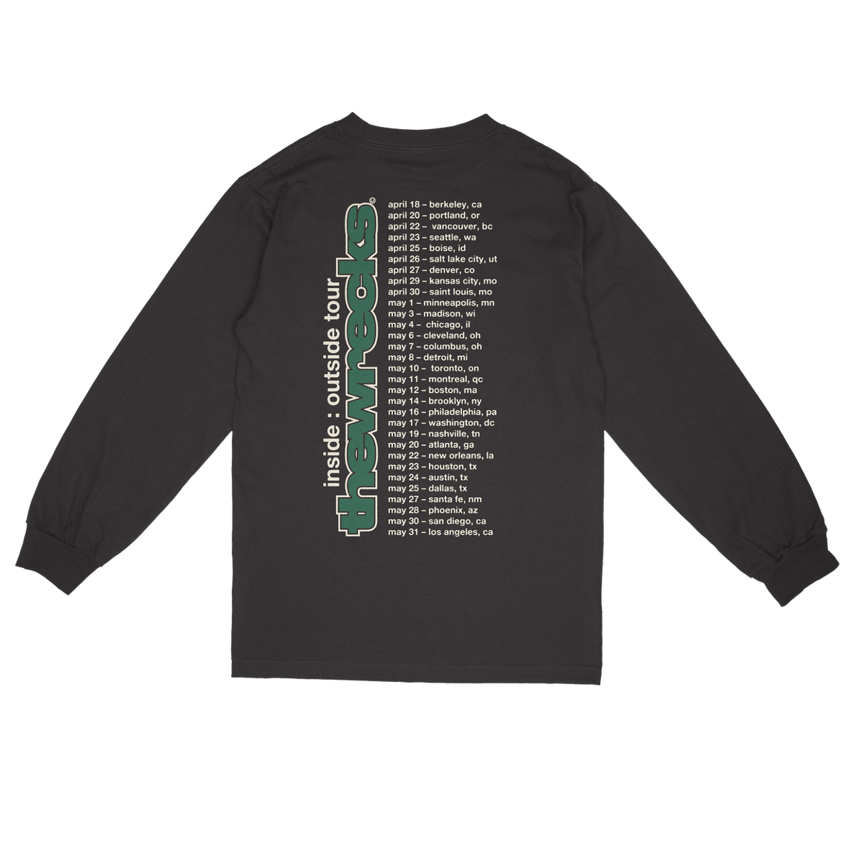 INSIDE : OUTSIDE Tour Long Sleeve Tee – The Wrecks